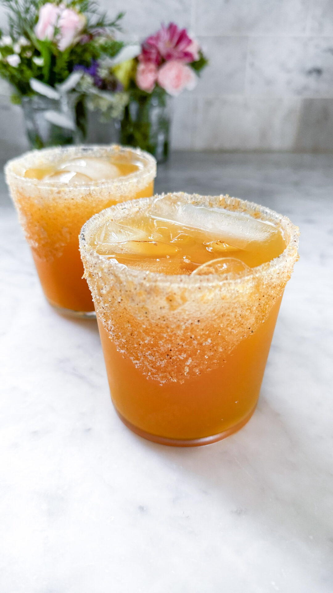 Turmeric Grapefruit Ginger Spritz Mocktail - Liz Moody